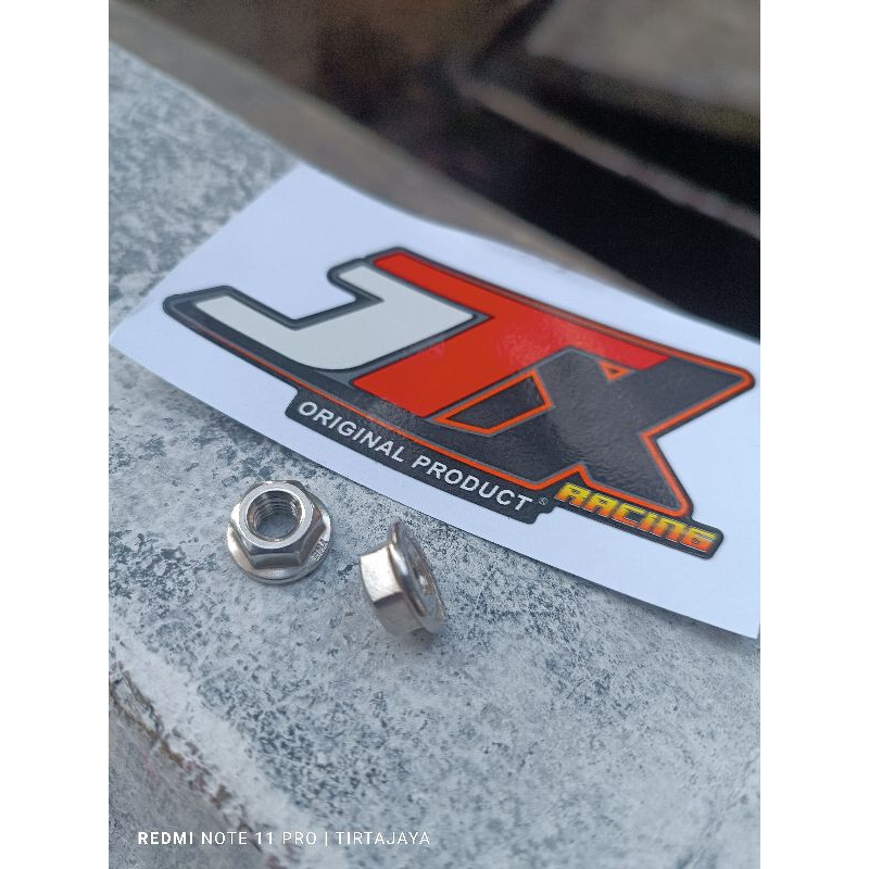 Jual mur stainles M6 standar flange ukuran baut mur kunci 10 | Shopee ...