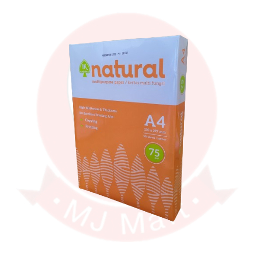 Jual KERTAS NATURAL A4 75 GRAM | Shopee Indonesia