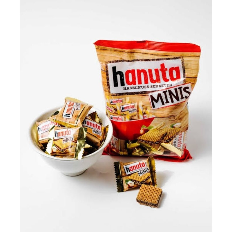 Jual WAFER IMPORT FERRERO HANUTA MINIS 200g HALAL | Shopee Indonesia
