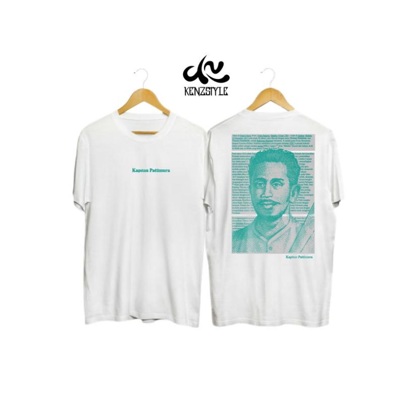 Jual KAOS PAHLAWAN KAPITAN PATTIMURA SEJARAH PAHLAWAN INDONESIA T-SHIRT ...