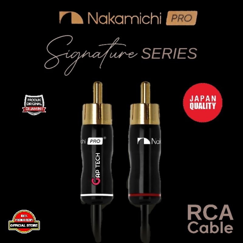 Jual Nakamichi Pro Signature Series RCA Audio Cable Original | Shopee Indonesia