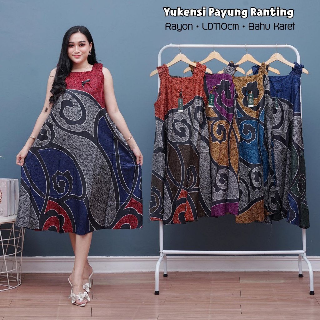Jual Daster Yukensi Payung Viral Motif Terbaru - Bahan Rayon, Nyaman ...