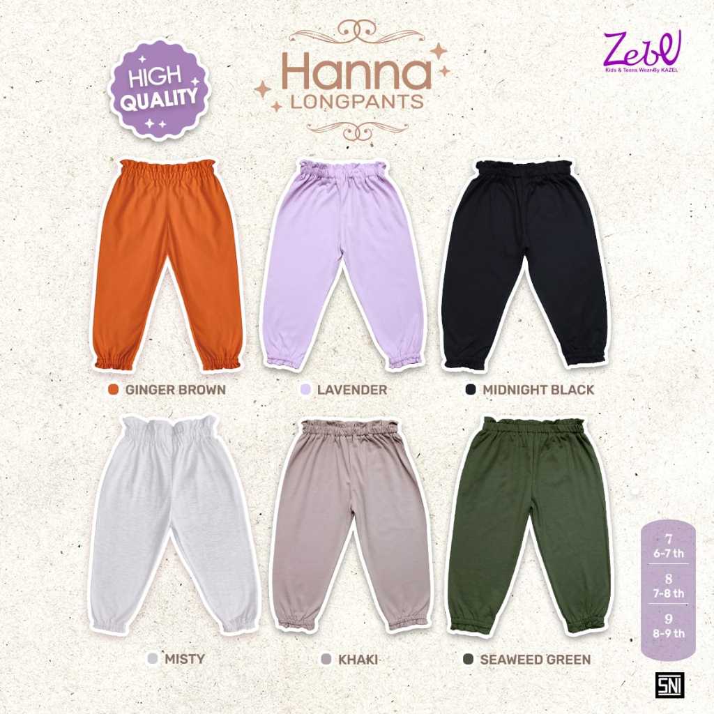 Jual Zebe Longpants Hanna (6-9 tahun) | Shopee Indonesia