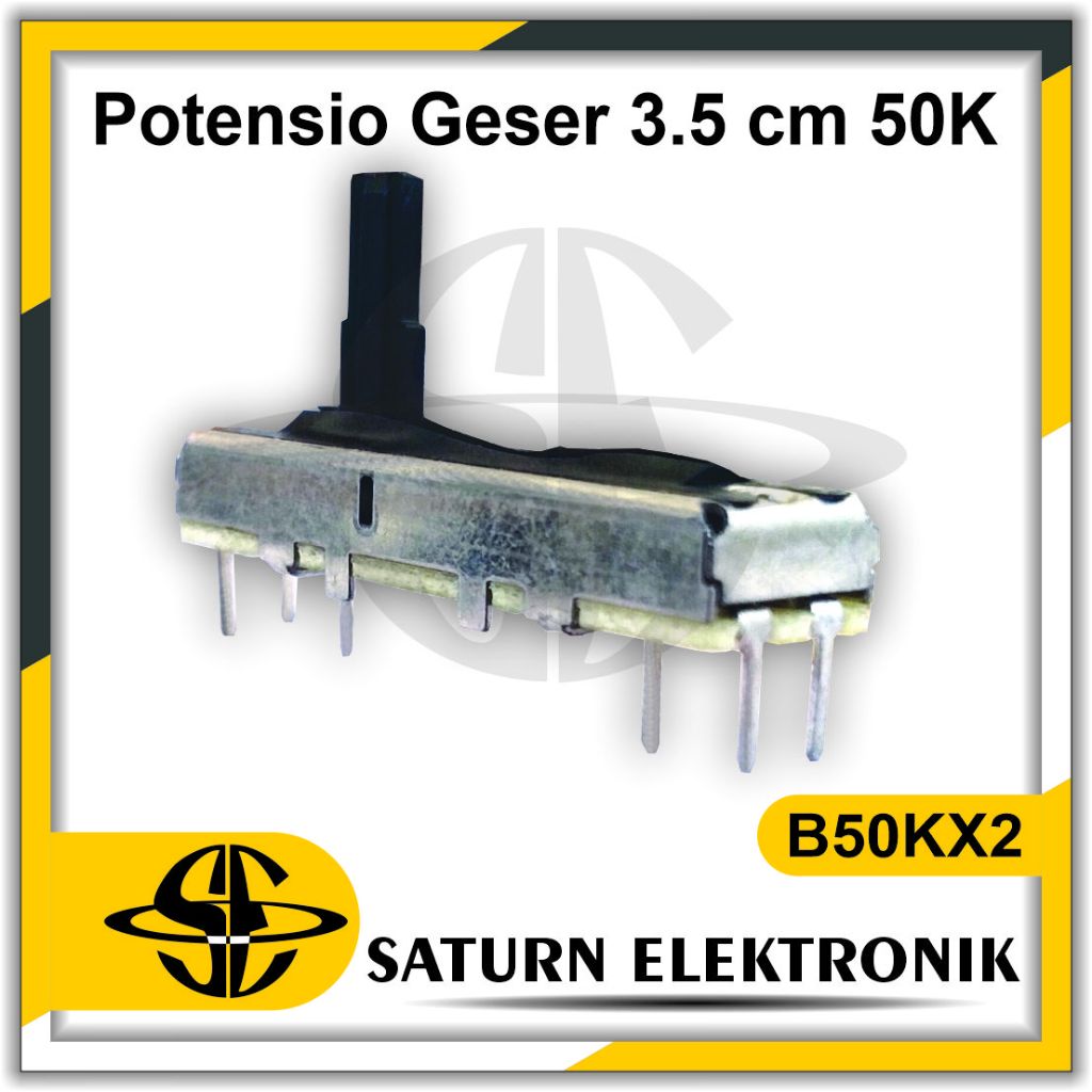 Jual Potensio Geser 3.5 cm B50KX2 Potensio Slide 50K | Shopee Indonesia