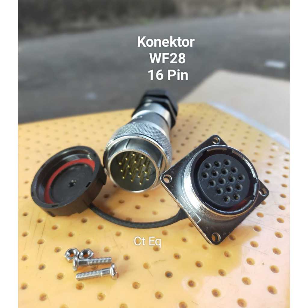 Jual WF28 16 Pin konektor socket, ip67, 16 Pin Plug n Socket | Shopee ...