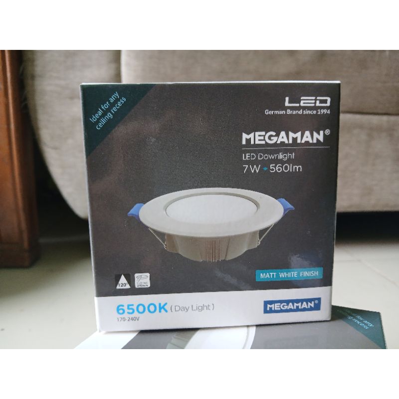Jual Lampu LED Plafon Downlight Megaman 7W | Shopee Indonesia
