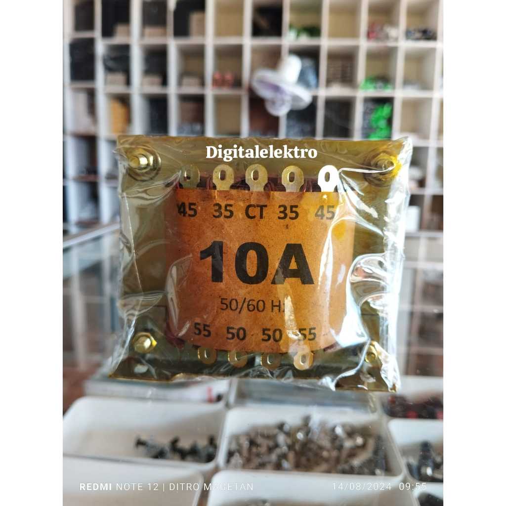 Jual TRAFO 10A CT 55V DUTRO TRAPO 10 AMPER CT 55 | Shopee Indonesia