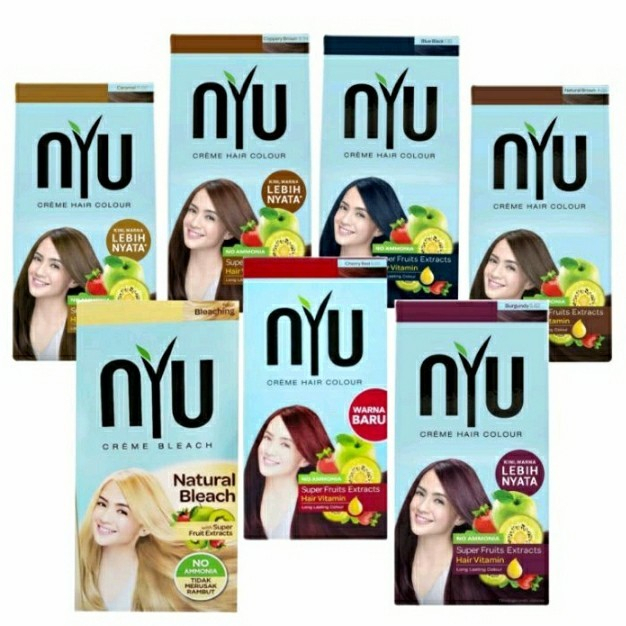 Jual READY NYU Creme Hair Color BOX | Nyu Hair Color | HAIR COLOR NYU ...