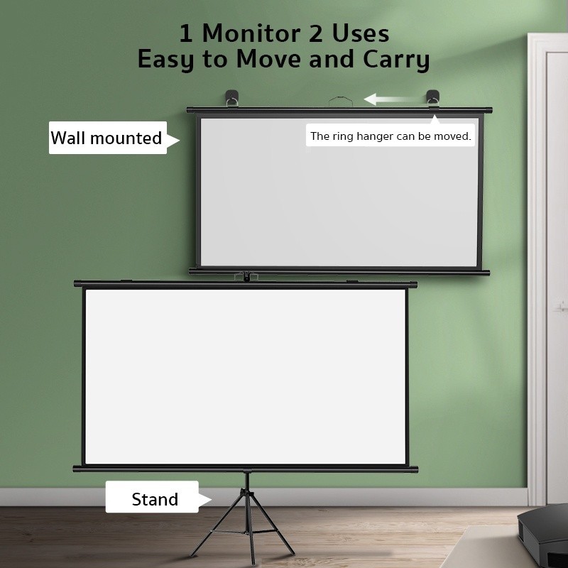 Jual AQUILA Projection Screen 72" & 100" White Glass Fiber For ...