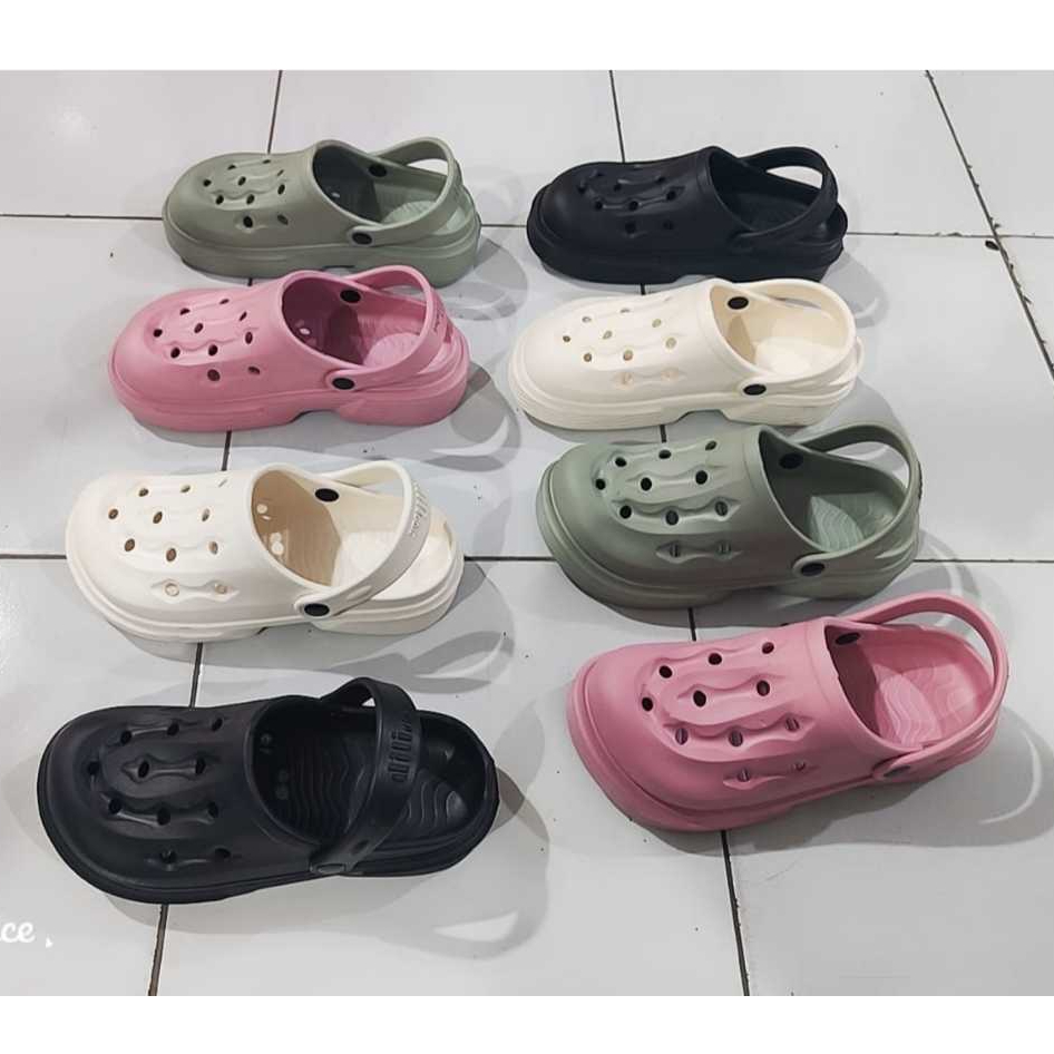 Jual DILI Sandal FUJI Sandal Baim Wanita Slip On Sandal Wedges Anti Air ...