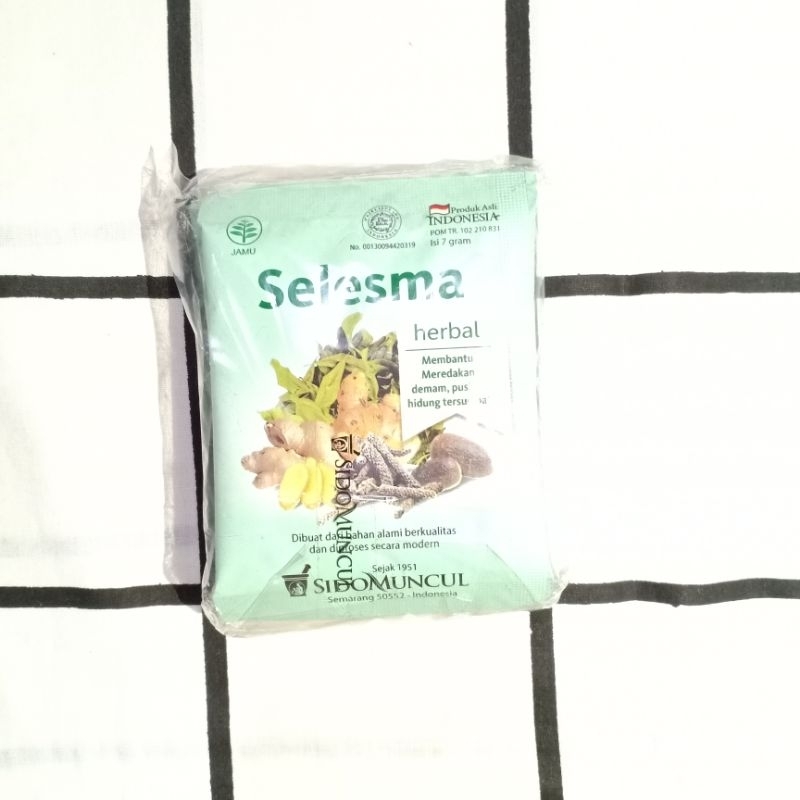 Jual Sido Muncul Jamu Influensa Selesma 10s - Herbal Flu dan Demam ...