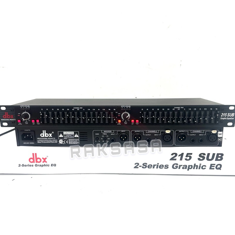 Jual Equaliser DBX 215SUB dbx215 equaliser Dbx 215 + subwoofer | Shopee Indonesia