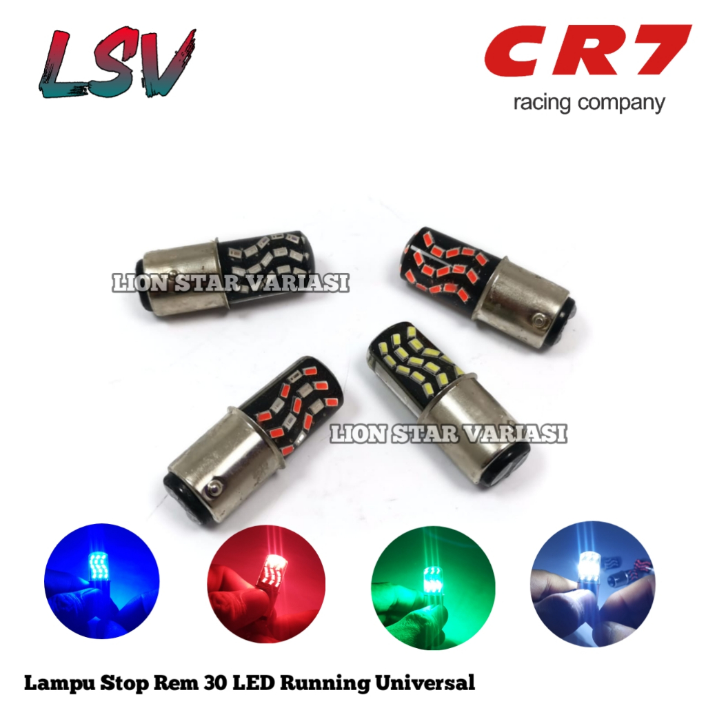 Jual Lampu Stop Rem LED Motor Running 30 Mata LED 2 Mode Running 30 LED ...