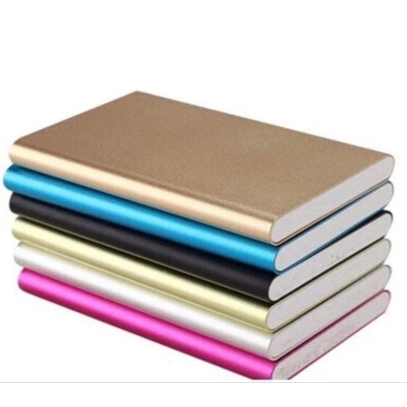 Jual powerbank kondisi mati model slim tipis mi xiaomi samsung metalic ...