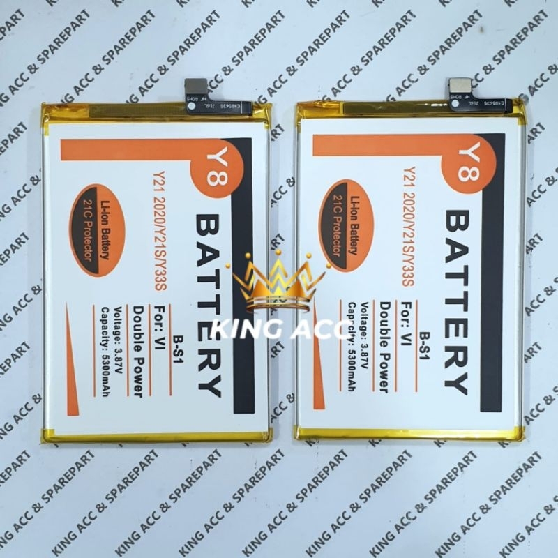 Jual BATERAI BATRE BATTERY Y8 FOR VIVO Y21 2020 / Y21S / Y33S ( B-S1 ...