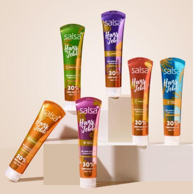 Jual Salsa Hans Jebb Gel Skin Cleanser 150ml / Perontok Daki | Shopee ...
