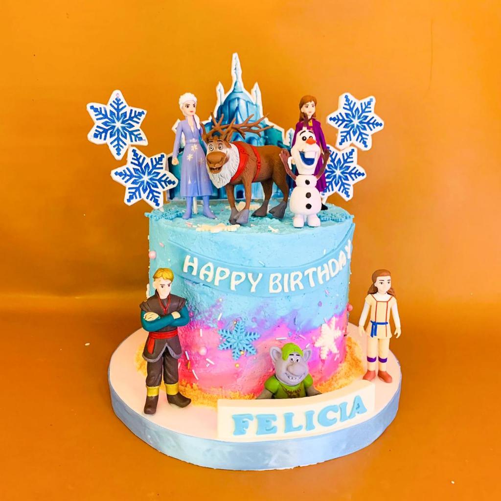 Jual Kue Ulang Tahun/Birthday Cake/Kue Ultah Tema Frozen/Kue Birthday ...