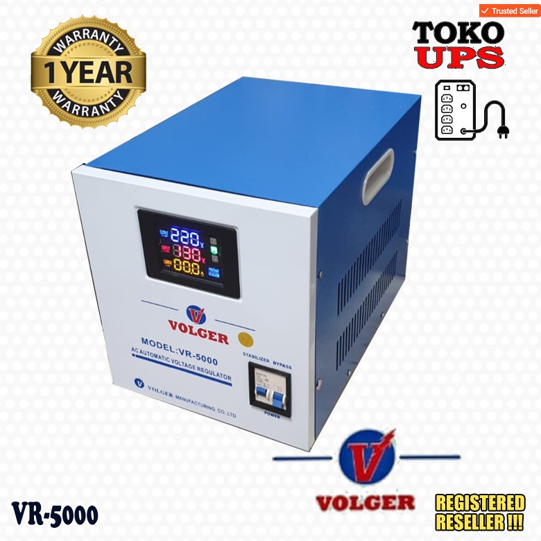 Jual Stabilizer listrik 5000VA Volger VR5000 Stavol 5000VA | Shopee ...