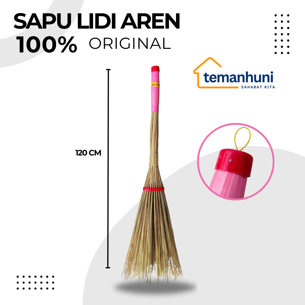 Jual SAPU TAMAN SAHARA SAPU HALAMAN SAPU LIDI AREN ASLI PREMIUM ...