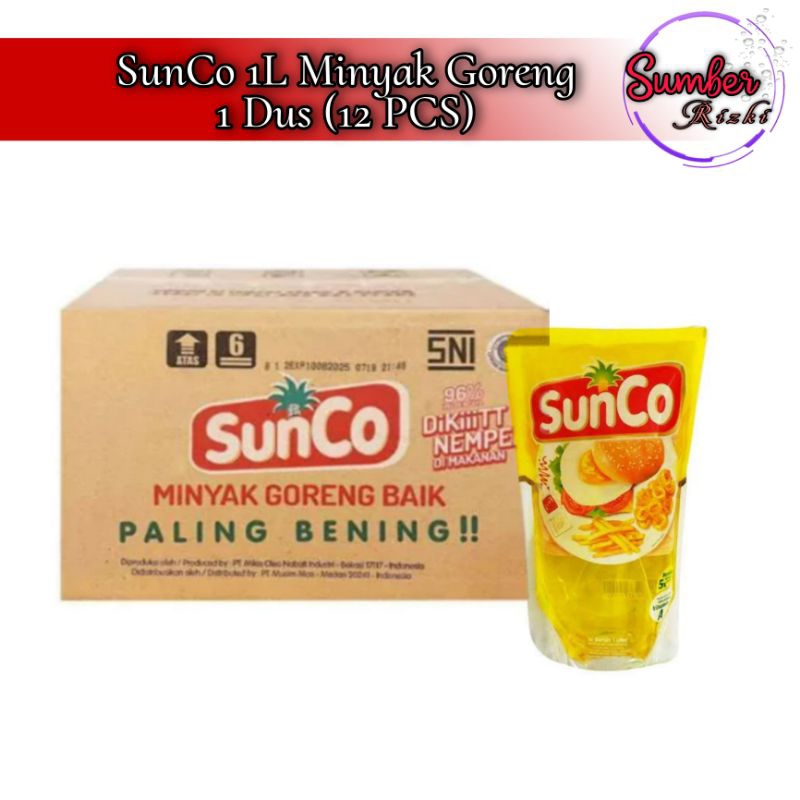 Jual SunCO 1L 1 Dus isi 12 PCS SUNCO 1 Liter | Shopee Indonesia