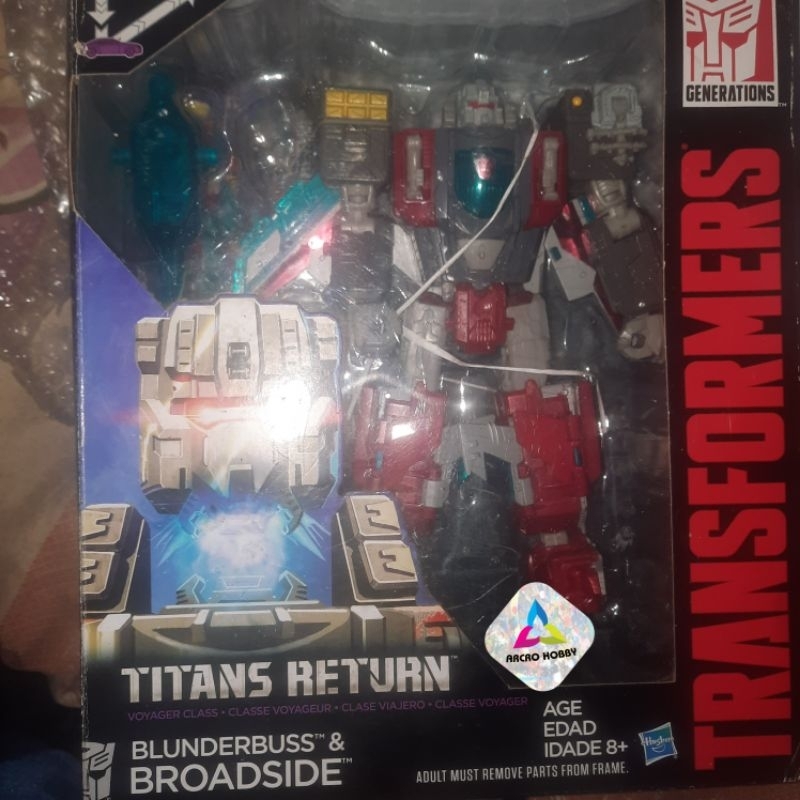 Jual Transformers Titans Return Broadside [triple changer transformer ...