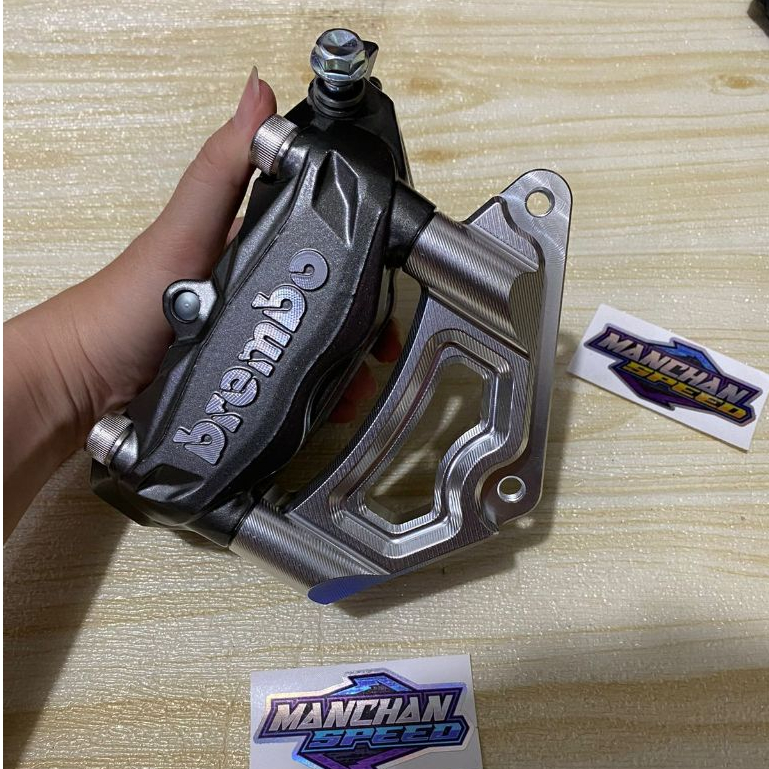 Jual SET KALIPER + BREKET CAKRAM DEPAN BIG RADIAL 4P M432 TIGER CB150R SONIC 125 GL MEGAPRO ...