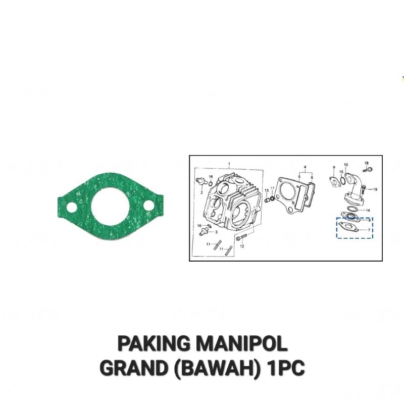 Jual Paking Manipol Grand (BAWAH) - Packing Kertas Gasket Insulator ...