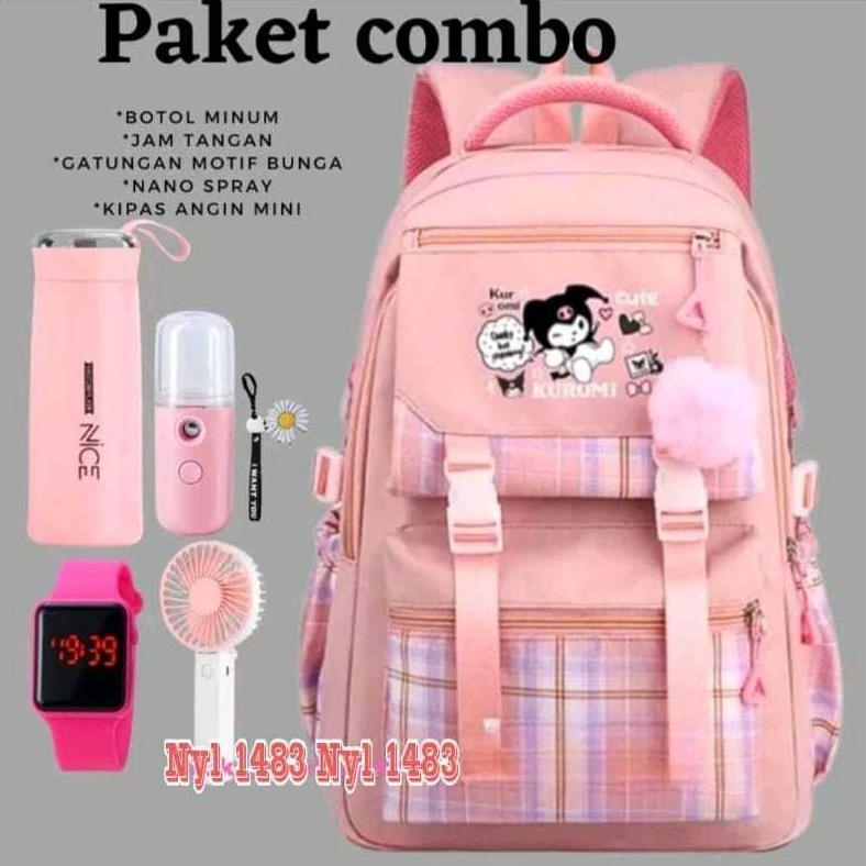 Jual {TT.Mickey}_Tas Anak Ransel Sekolah Anak Perempuan SD SMP Backpack Anak Perempuan ...