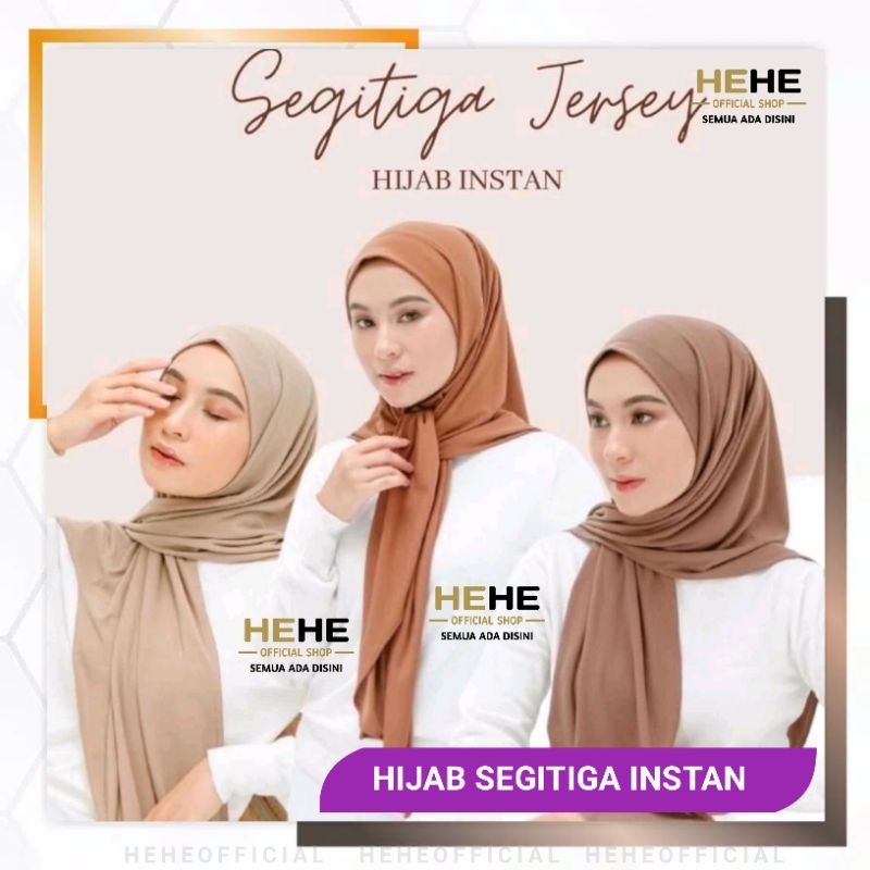 Jual Hijab Segitiga Intan Jilbab Segi tiga Langsung Pakai Bahan Jersey ...