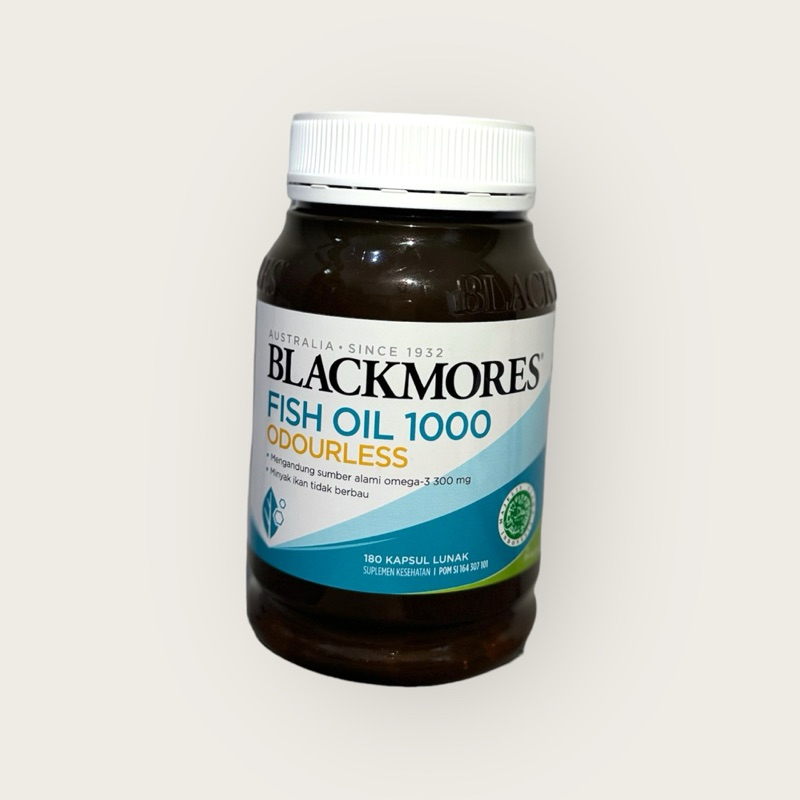 Jual Blackmores Odourless Fish Oil 1000| 180 kapsul lunak | Suplemen ...