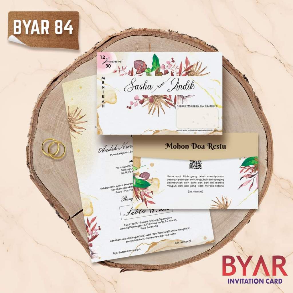 Jual UNDANGAN BYAR 84-79 | Shopee Indonesia