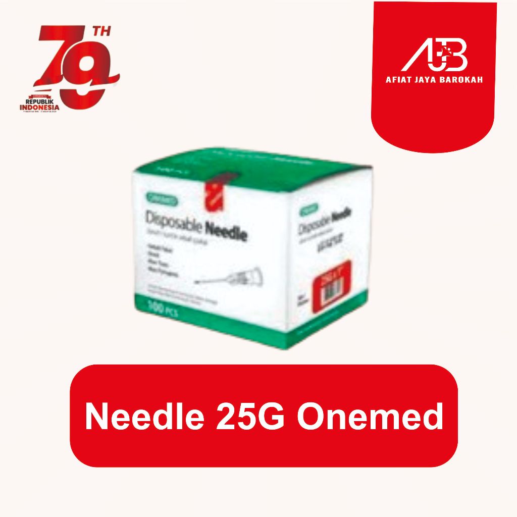 Jual Needle 25G Onemed (100 Pcs) | Shopee Indonesia