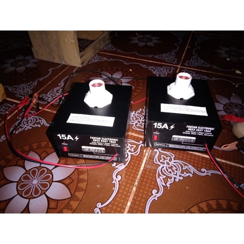 Jual Pemancar Arus Pagar Listrik Kejut 15A 6000watt out ac | Shopee ...