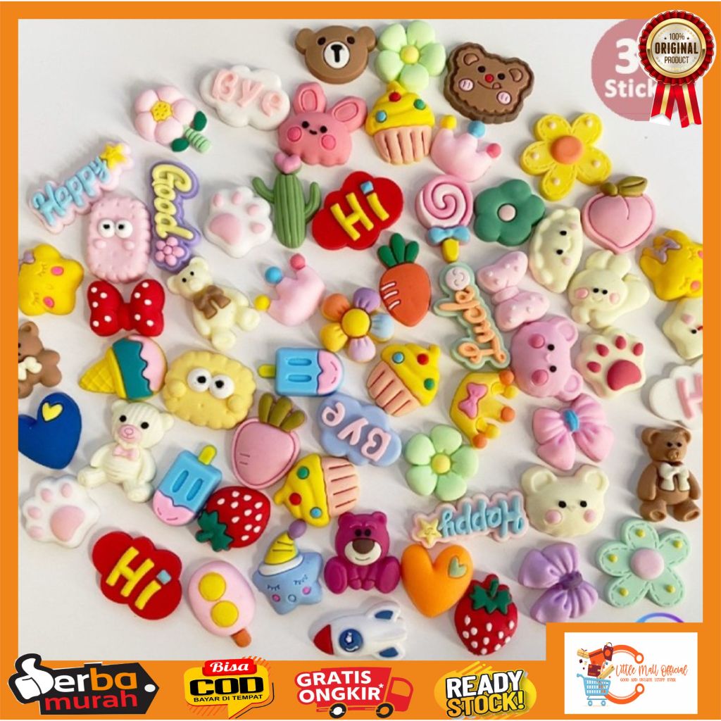 Jual Little Mall STIKER 3D TIMBUL ISI 4 PCS PLUS LEM STIKER 3D BOTOL ...