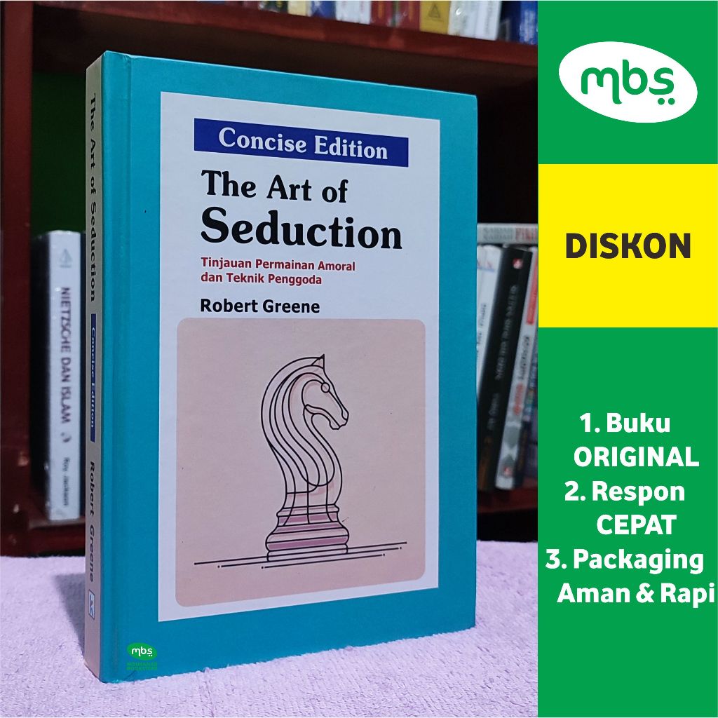 Jual BUKU THE ART OF SEDUCTION (CONCISE EDITION) - Tinjauan Permainan Amoral dan Teknik Penggoda ...