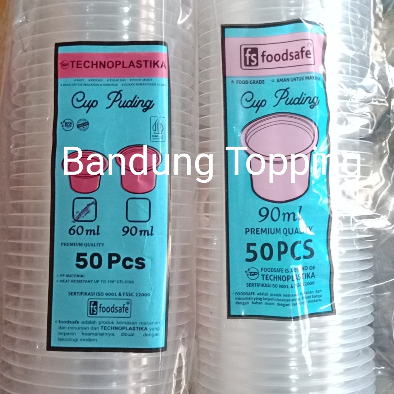 Jual Cup Pudding Bening Kecil isi 50pcs ukuran 60/90ml | Shopee Indonesia