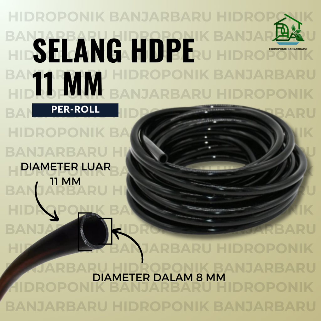 Jual SELANG HDPE 11 MM (8 X 11) / ROLL | Shopee Indonesia