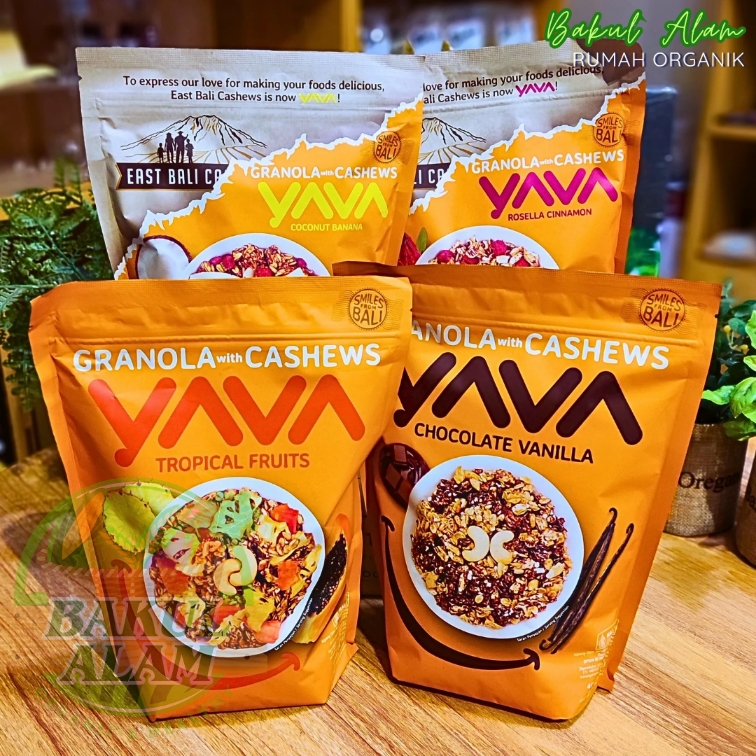 Jual Yava Granola with Cashews 400 gr (4 Varian) | Shopee Indonesia