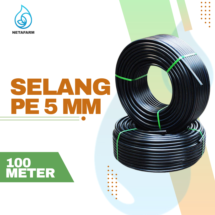 Jual Selang PE 5 mm - Fertigasi / Irigasi / Hidroponik - Panjang 100 ...