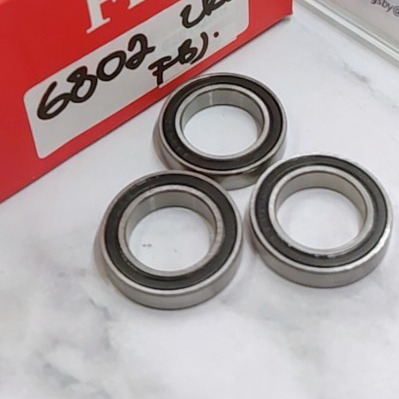 Jual BEARING 6802 2RS TW LAKER LAHER RODA KOLAHAR DINAMO 15X24X5 ...
