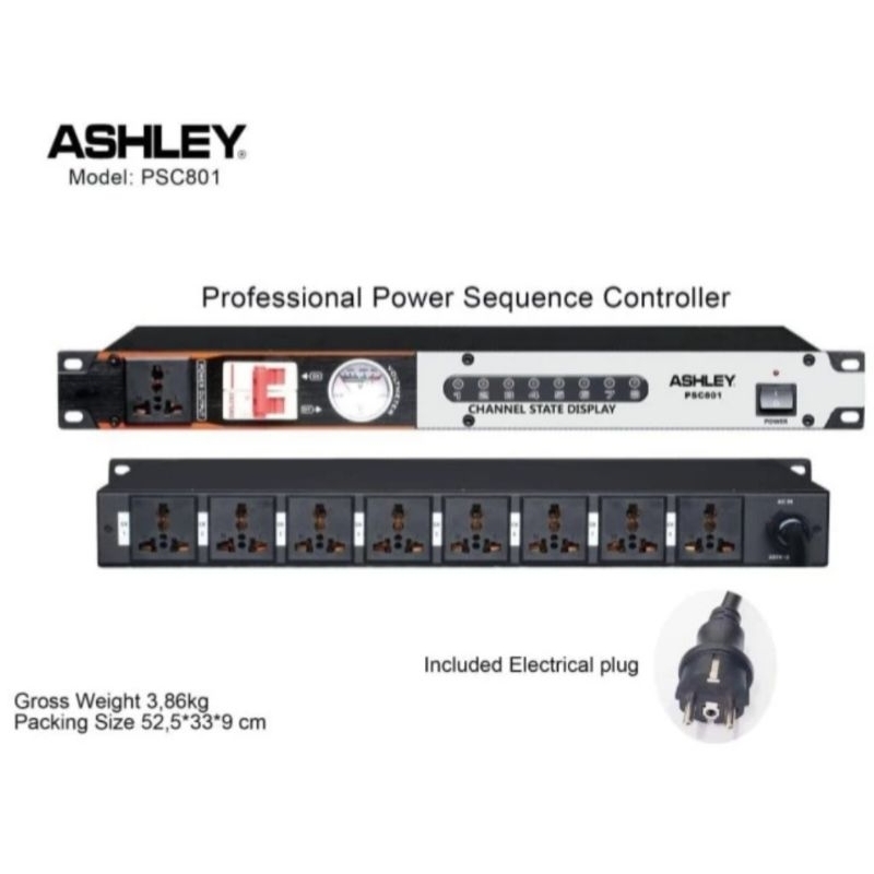 Jual Power Distributor Ashley PSC 801 Original Power Sequencer ...