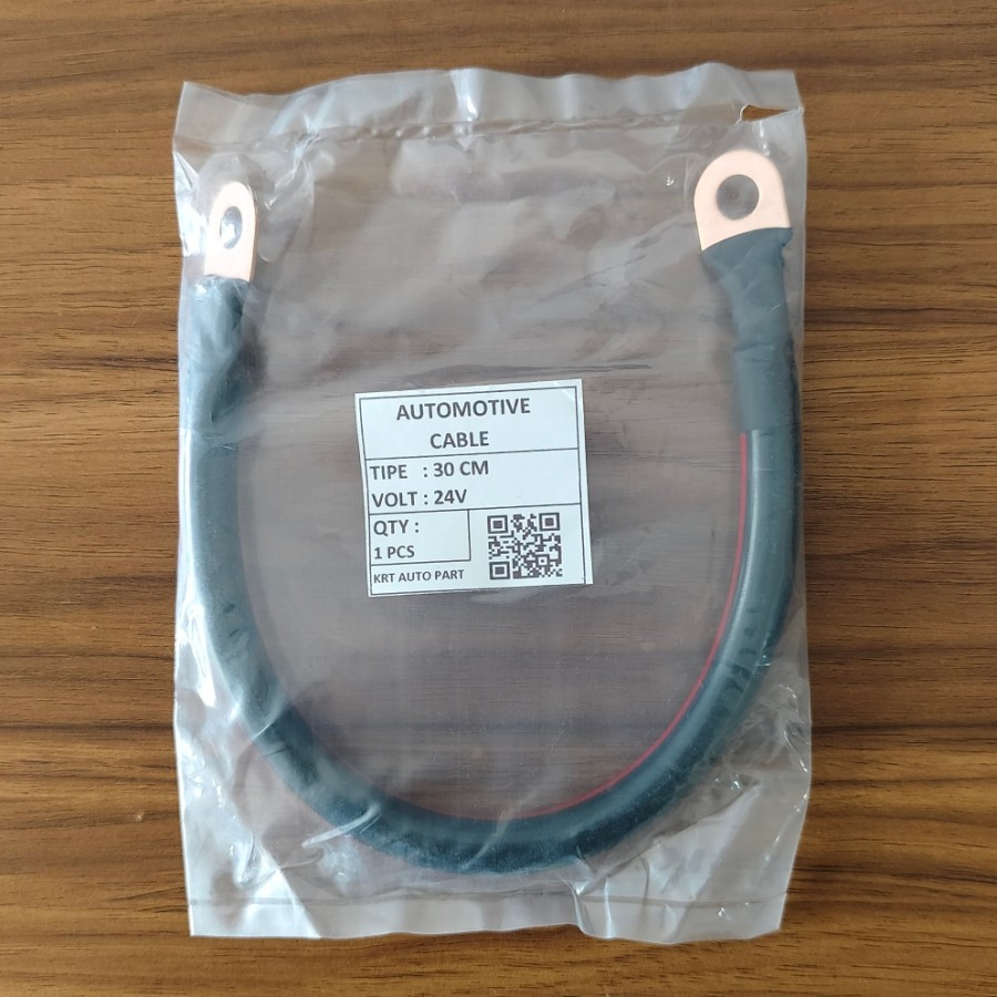 Jual Kabel Aki Pararel 30cm 24V Model Skun 35mm Kabel Seri Aki Paralel 300mm 24 Volt Kabel ...