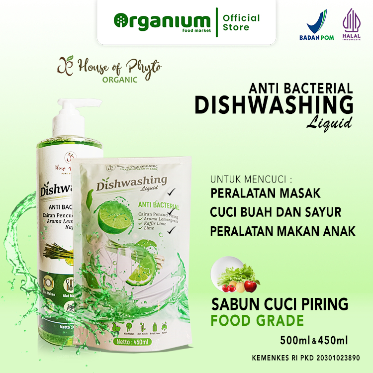 Jual Paket Dishwashing Liquid Phyto Organic Sabun Cuci Piring Sabun ...