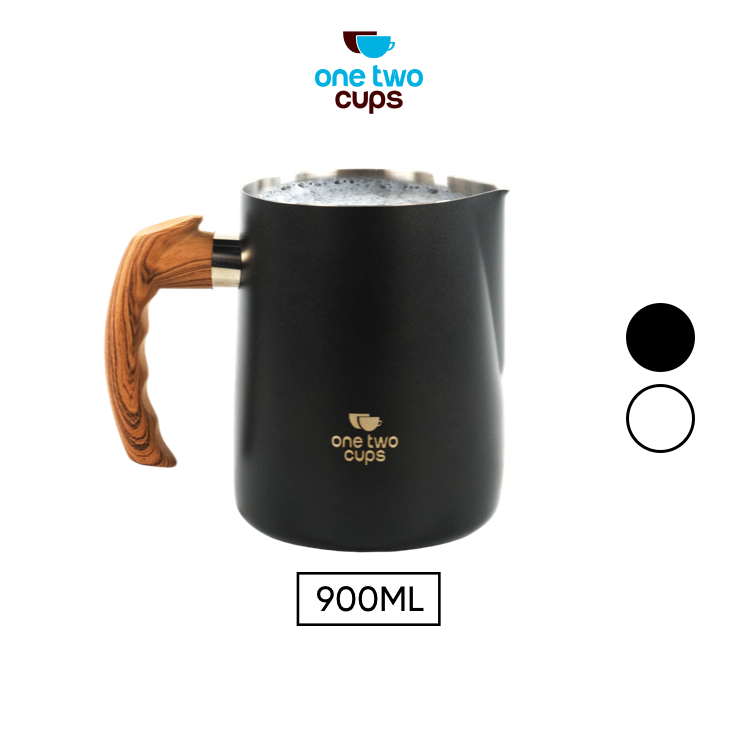Jual One Two Cups Gelas Milk Jug Latte Art Stainless Steel with Scale ...
