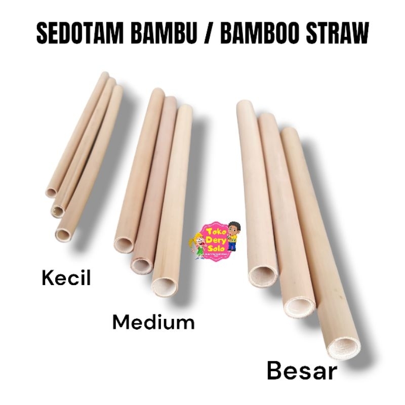 Jual Sedotan Bambu 3 Ukuran /Bamboo Straws | Shopee Indonesia