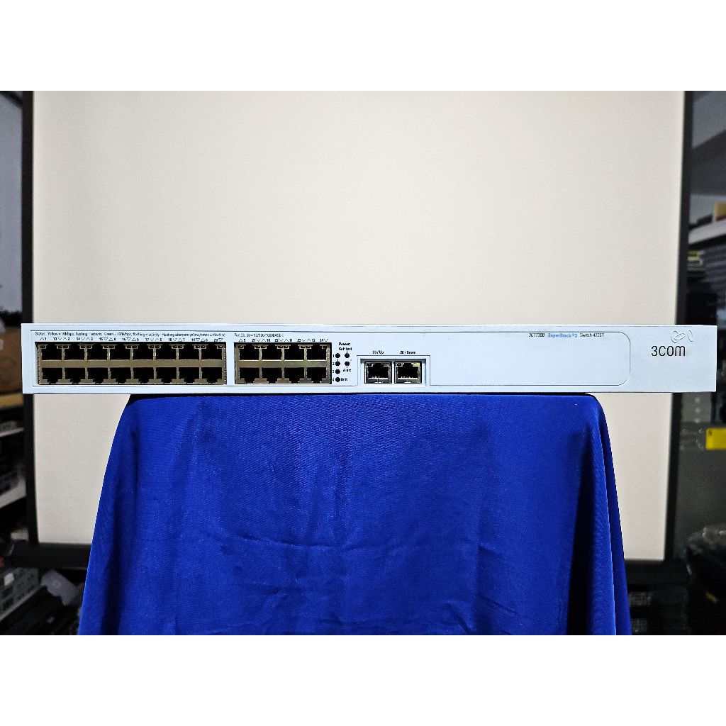 Jual switch hub 3com superstack 3 4226T 24 port 10 100 2 gigabit ...