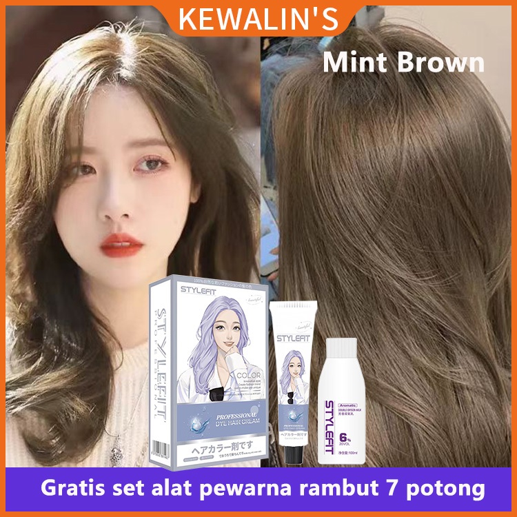 Jual STYLE FIT caramel coffee cat rambut ash grey ash brown sari ...