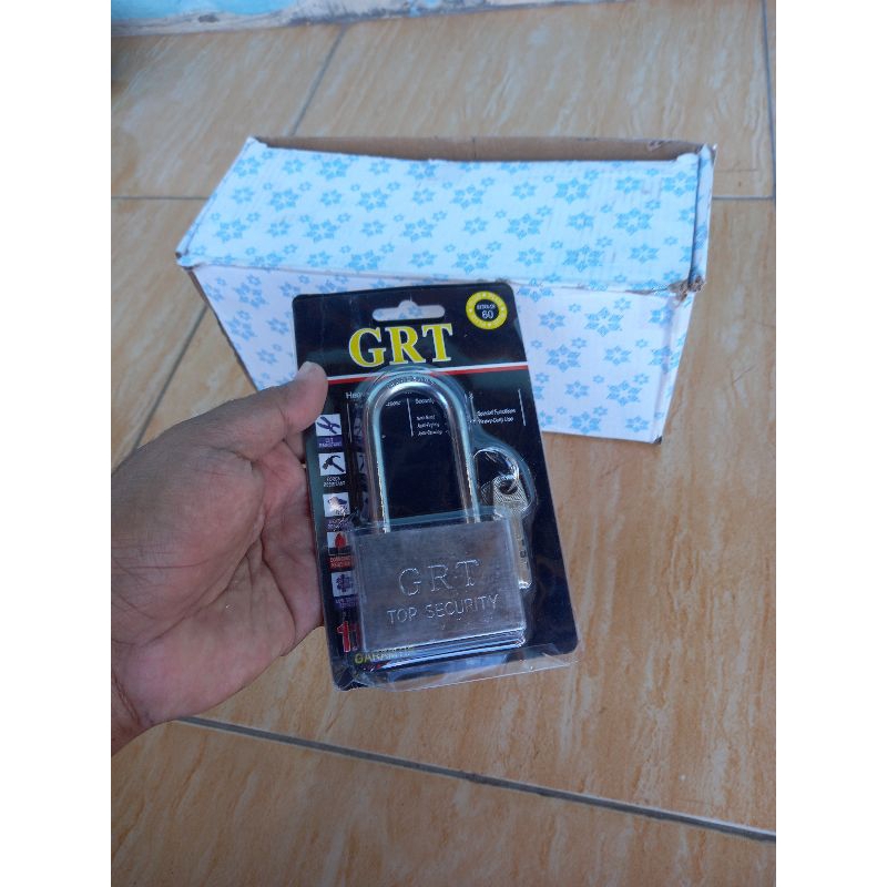 Jual gembok besar besi baja chrome ss pagar gerbang pintu toko rumah ...