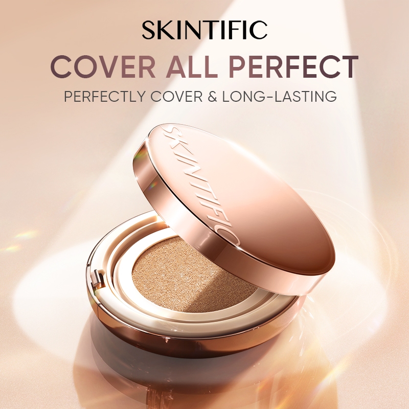 Jual Skintific Cover All Perfect Air Cushion Fondasi Compact UV SPF 35 ...