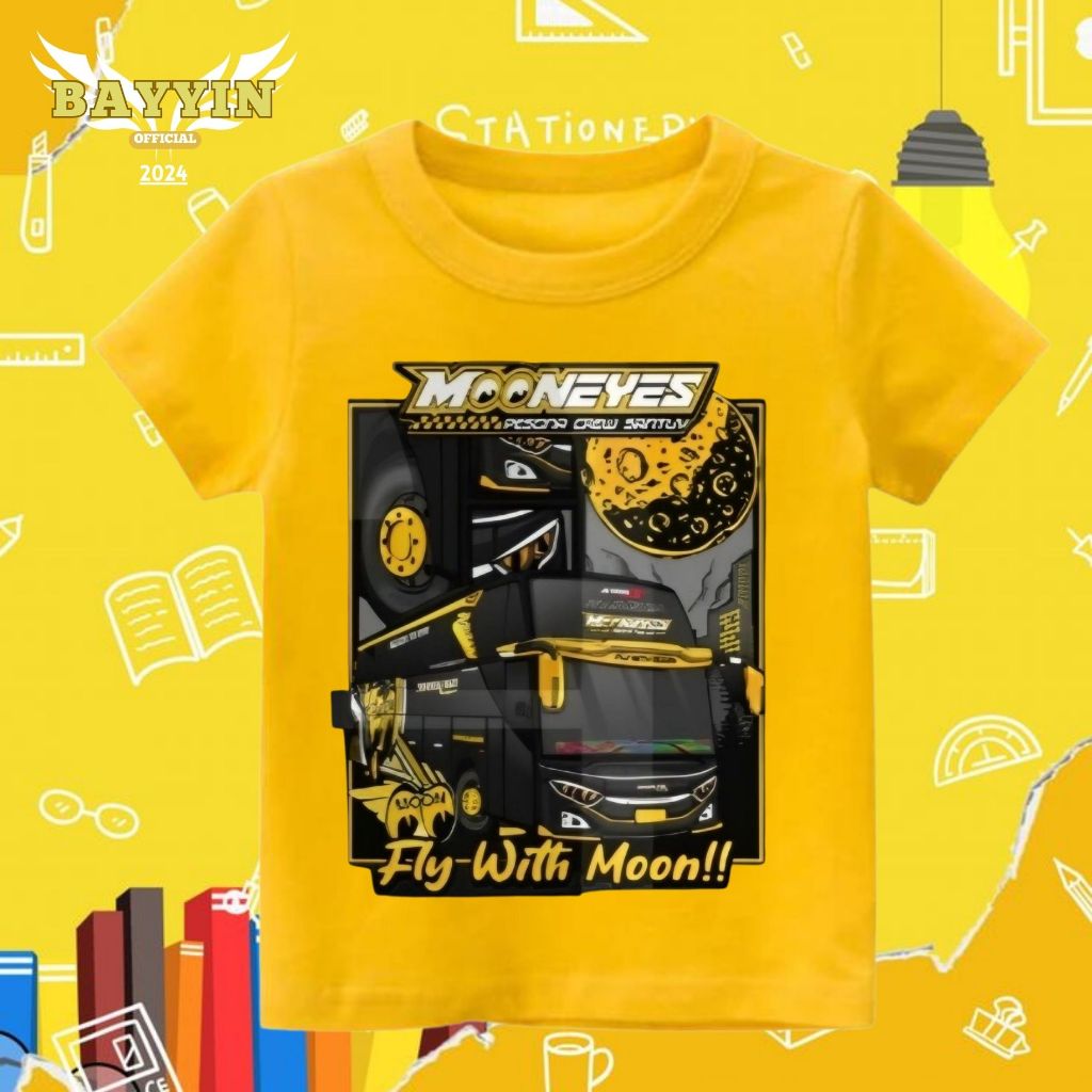Jual Kaos Anak Custom Nama Combed 30s Gambar BUS MOONEYES Untuk Anak dan Hadiah Anak Laki-Laki ...